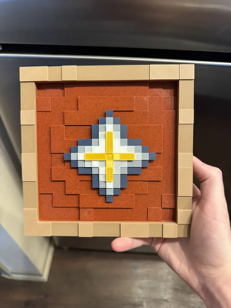 Nether Star - Minecraft Item Frame - Free 3D Print Model - MakerWorld
