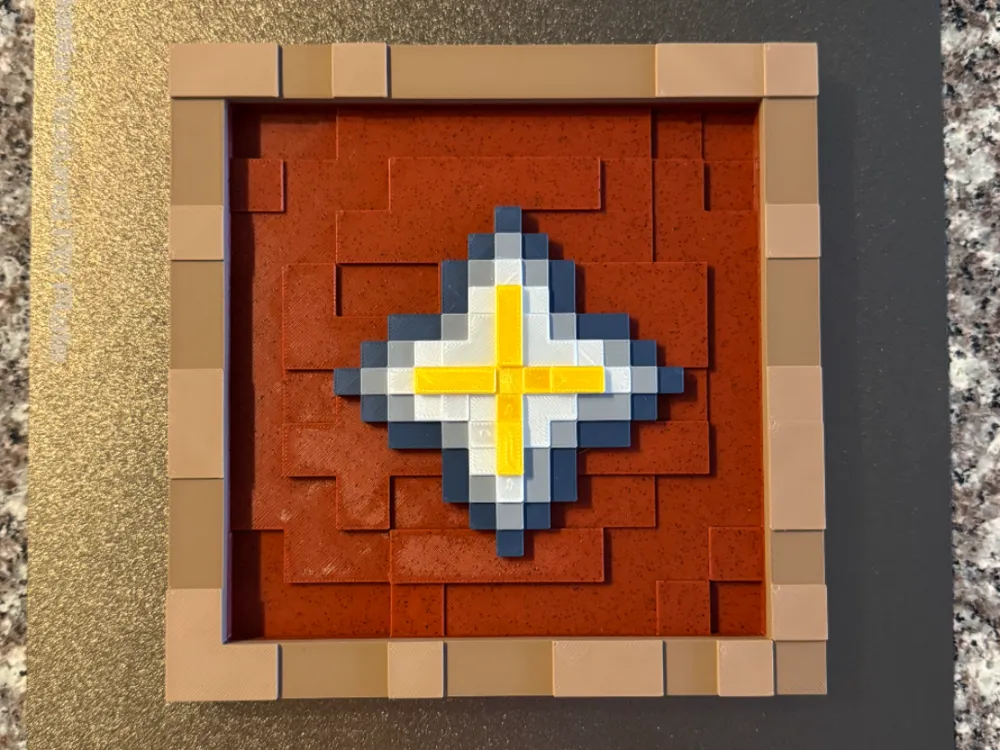 Nether Star - Minecraft Item Frame - Free 3D Print Model - MakerWorld
