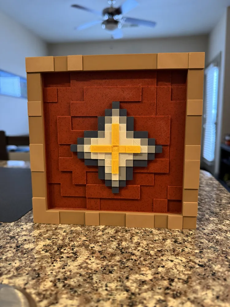 Nether Star - Minecraft Item Frame - Free 3D Print Model - MakerWorld