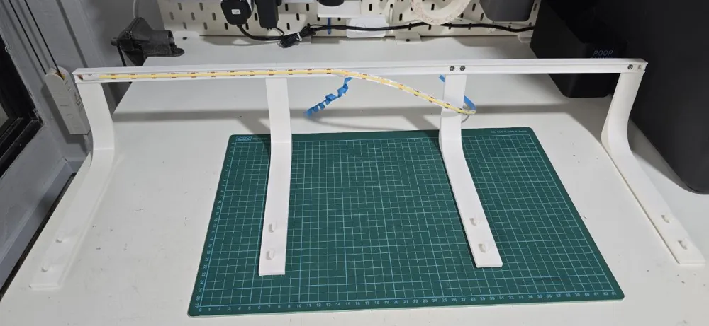 LED Light Bar For Skadis Board - Free 3D Print Model - MakerWorld