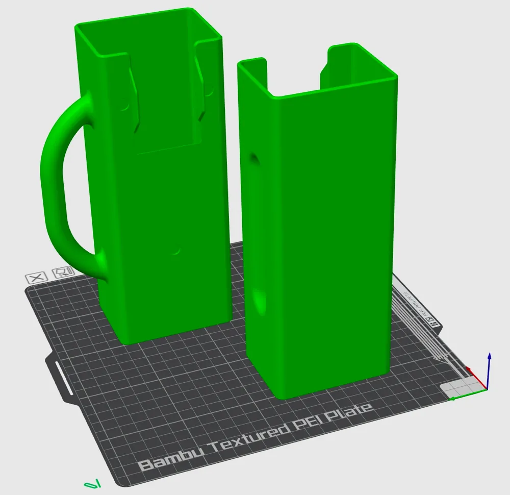 Compact Waste Bin, Wastebox X1C Poop Chute by practical3D MakerWorld: Download Free 3D Models