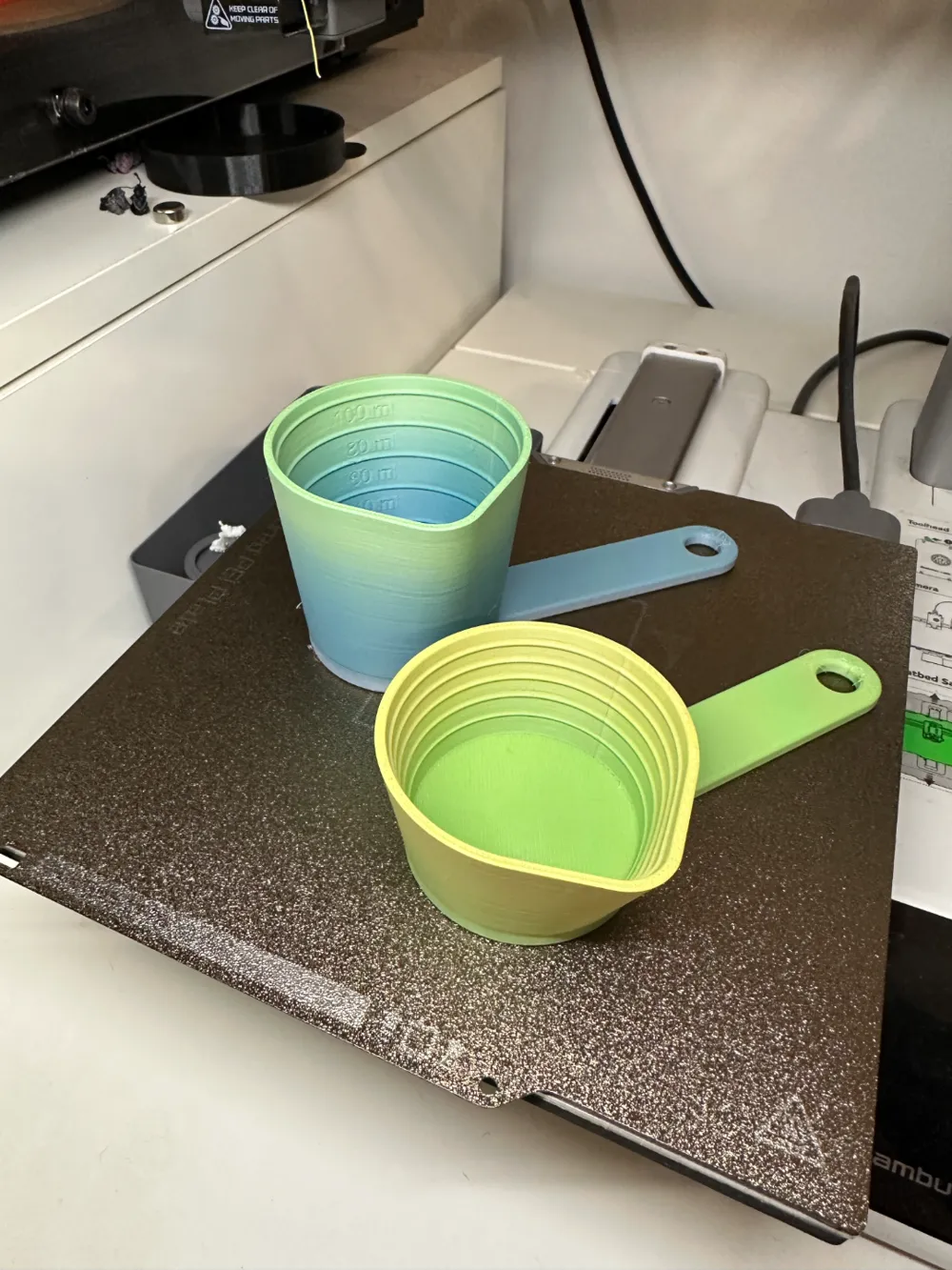 2 graduated scoops - 50/100 ml by JAKE3DMakerWorld: Download Free 3D Models