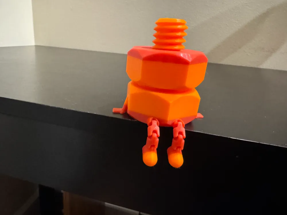 Articulated Functional Nut and Bolt by TheThiccThor - MakerWorld
