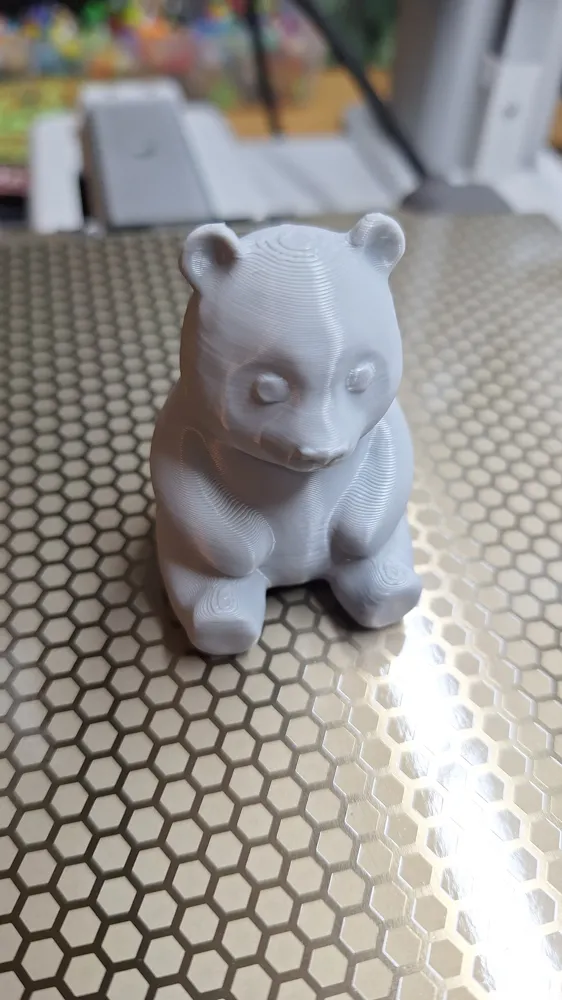 Panda Bear - no ams - 1 colour w/ no supports - Free 3D Print Model ...