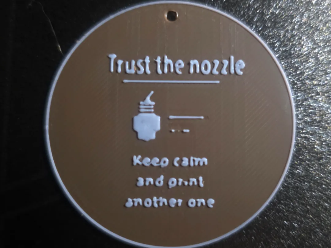 Nozzle sign - Free 3D Print Model - MakerWorld
