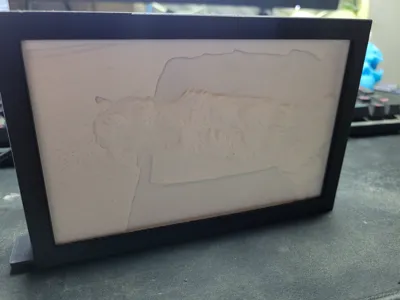 lithophane frame with light diffuser for LED strip by SJ-Homemade ...
