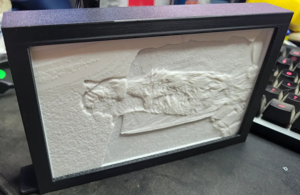 lithophane frame with light diffuser for LED strip by SJ-Homemade ...