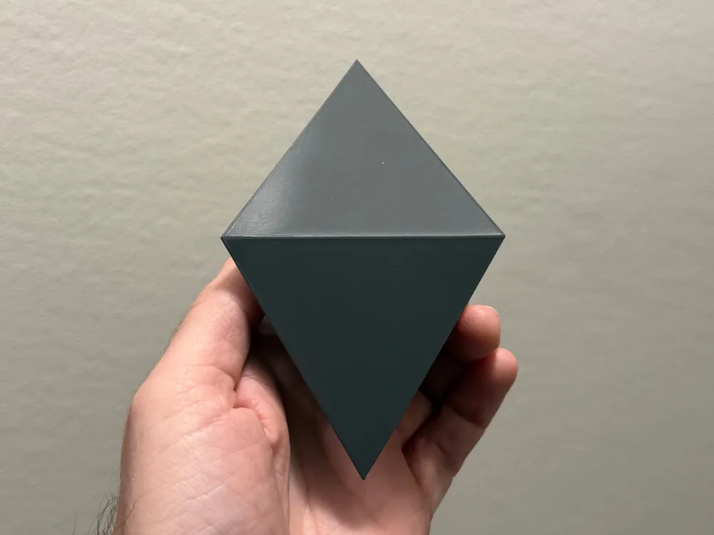 Equilateral Triangular Bipyramid by Endless Design Lab 🌀 - MakerWorld