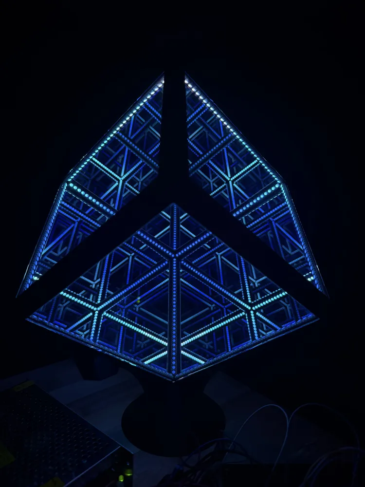 LED Infinity Cube - Free 3D Print Model - MakerWorld