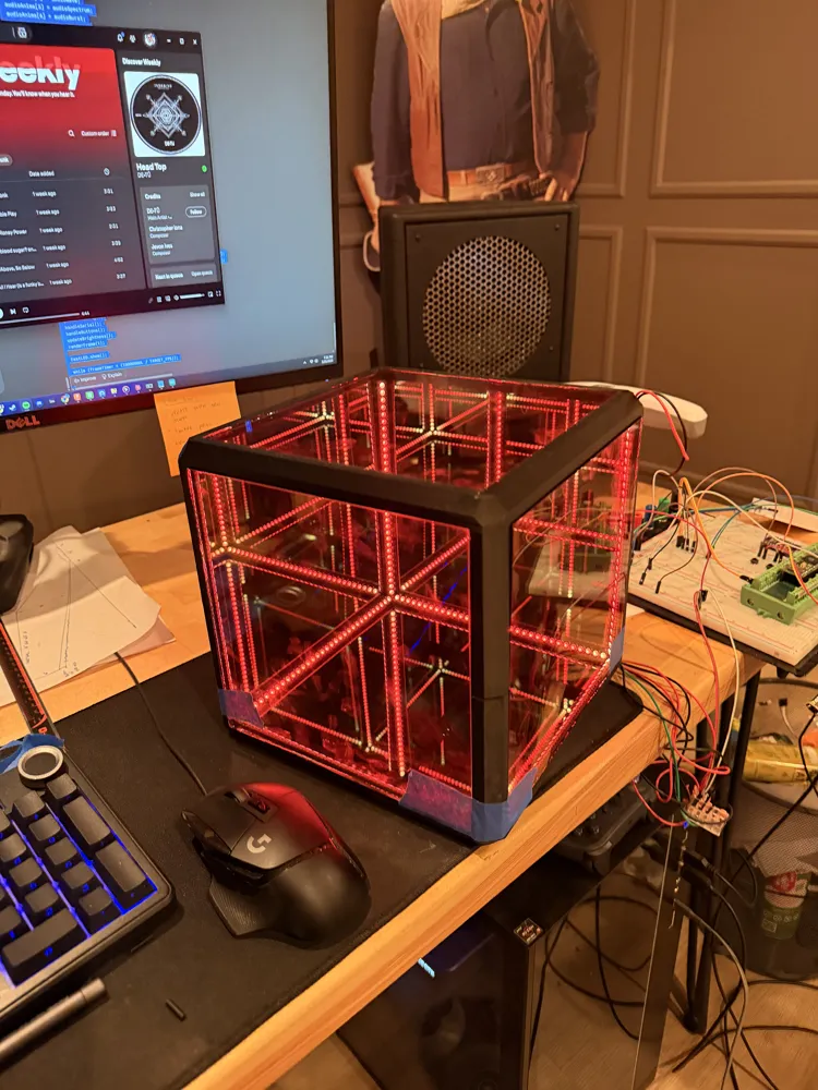 LED Infinity Cube - Free 3D Print Model - MakerWorld