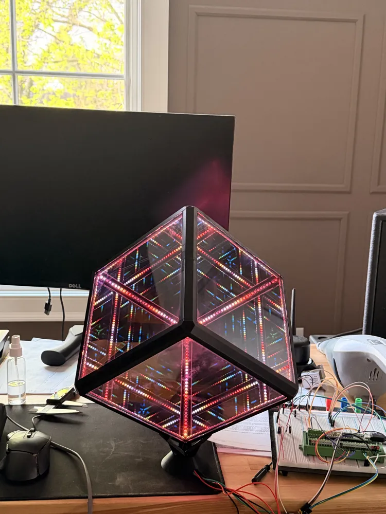 LED Infinity Cube - Free 3D Print Model - MakerWorld