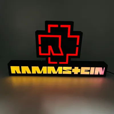 Rammstein logo 2 by Smart3d - MakerWorld