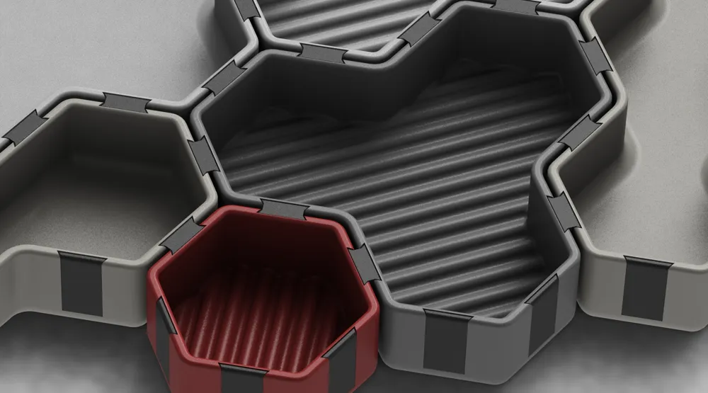 Catch-All Trays / Hex organizer by HribaDesign - MakerWorld
