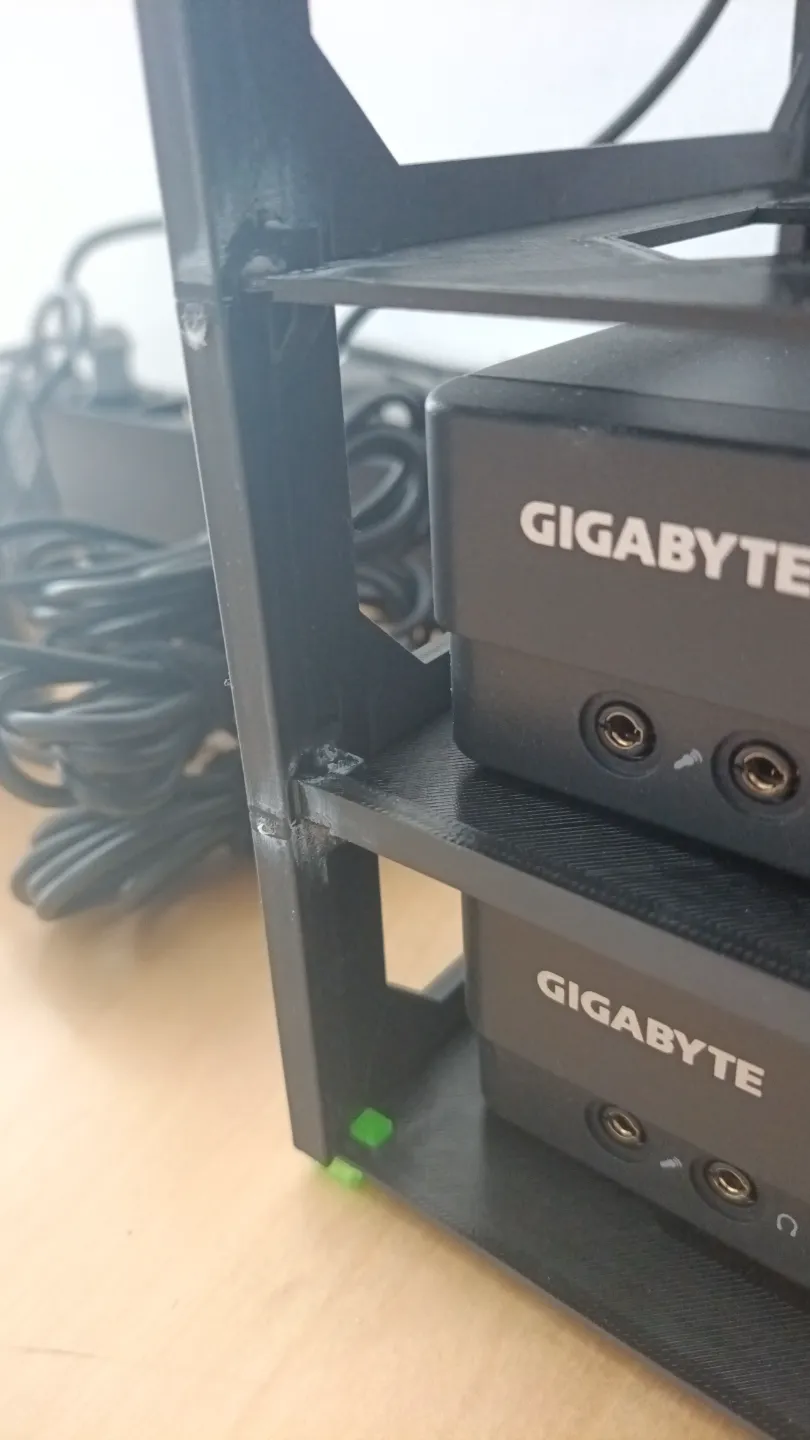 Modular Mini-PC Stacking Rack by Arydian - MakerWorld