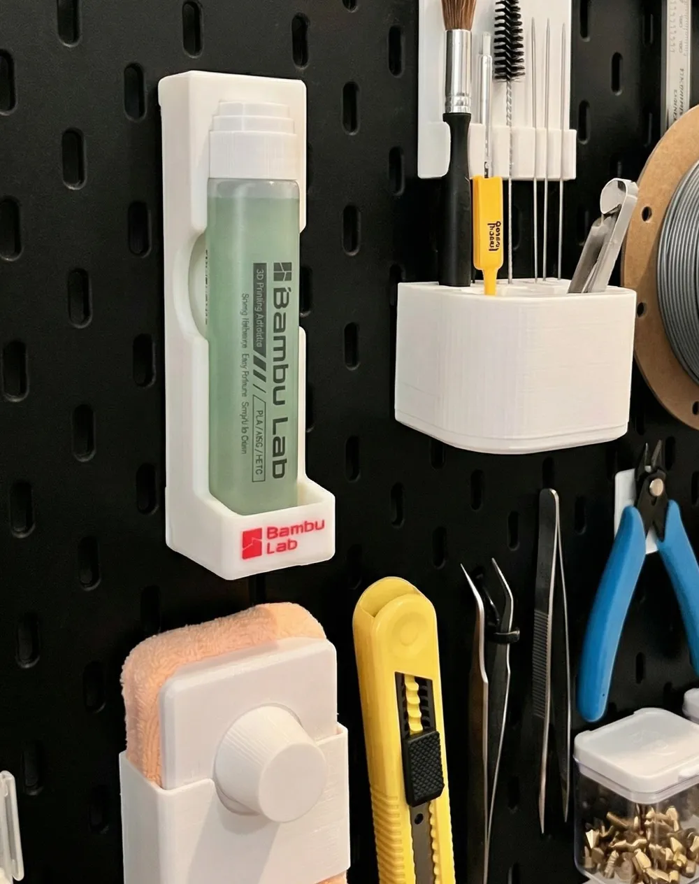 Bambu Lab Glue Stick Holder for IKEA SKÅDIS - Free 3D Print Model ...