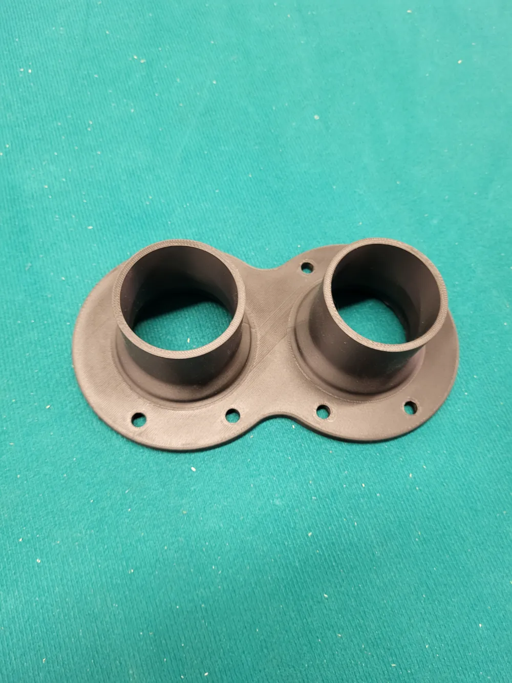 1-to-2 extraction system with 2 blast gates, ceiling mount by Andi ...