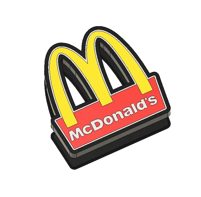 McDonald's Lightbox LED Lamp by braga3dprint - MakerWorld
