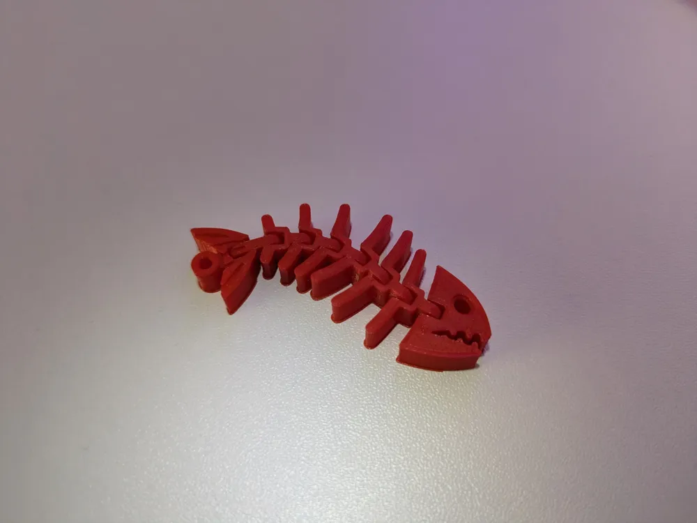 Print in Place Fish Skeleton by cybercraft24 MakerWorld: Download Free ...