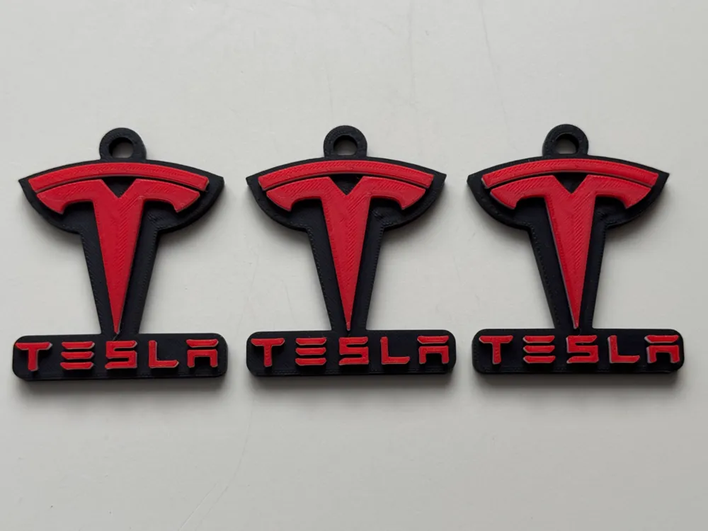 Tesla keychain by CRMakerWorld: Download Free 3D Models