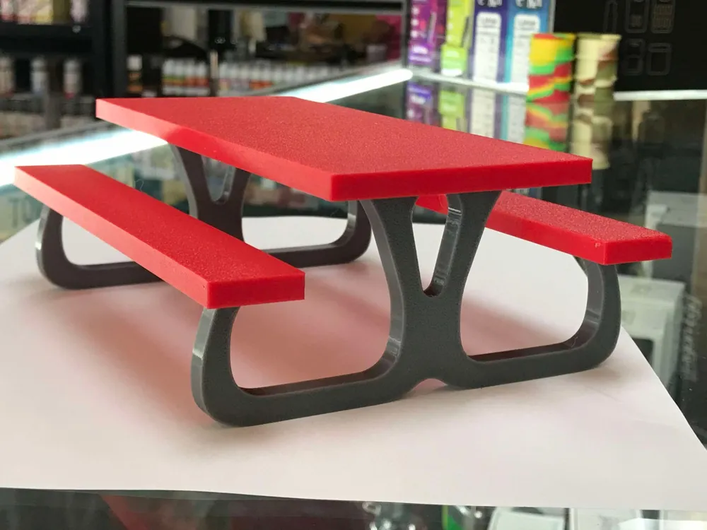 minature fingerboard picnic table by odylabs MakerWorld: Download Free ...