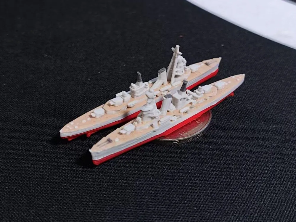 Ning Hai Class Light Cruiser (ROC Navy) 1:2000 - Free 3D Print Model ...