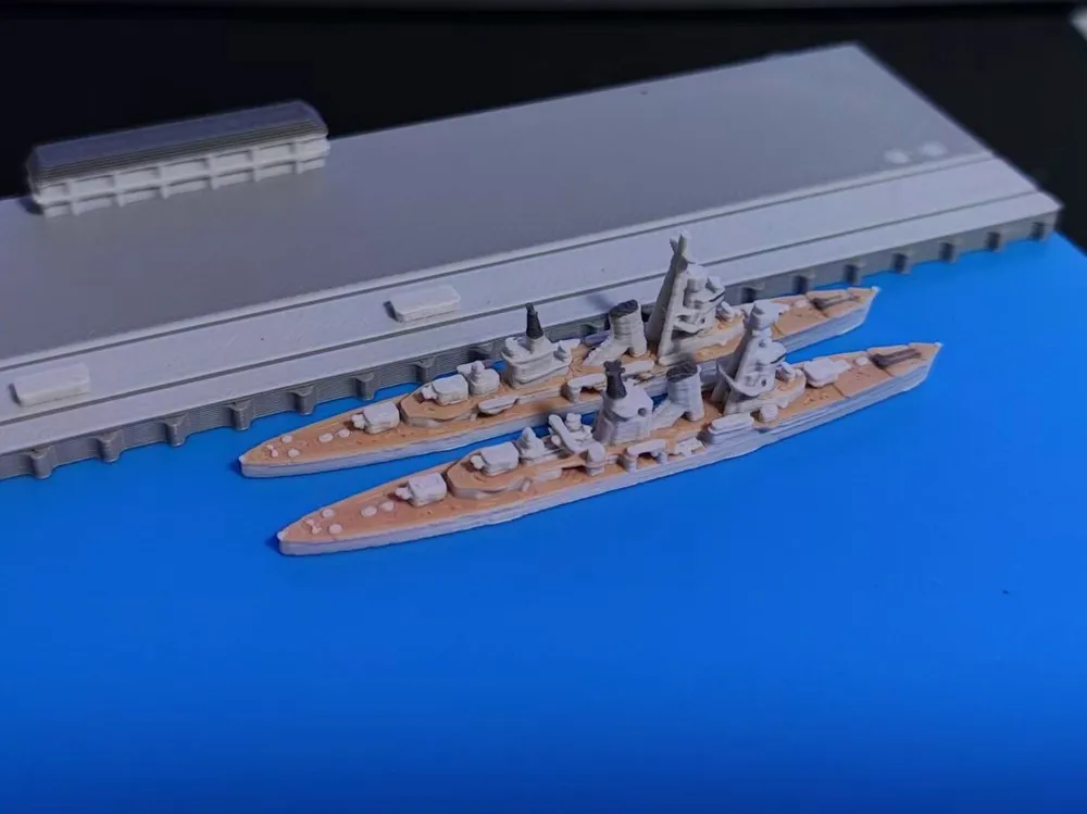 Ning Hai Class Light Cruiser (ROC Navy) 1:2000 - Free 3D Print Model ...