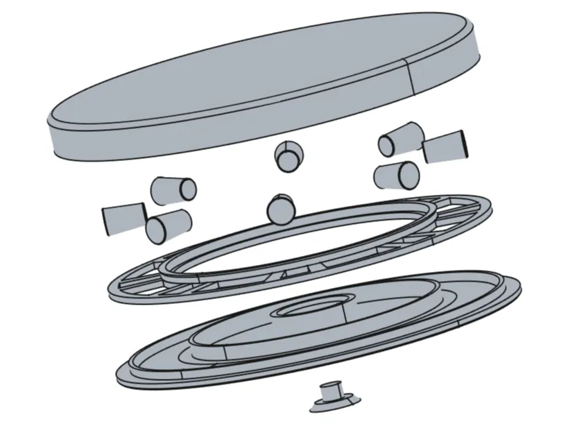 Turntable / rotating table - Free 3D Print Model - MakerWorld