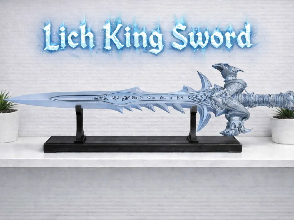 Lich King sword - Free 3D Print Model - MakerWorld