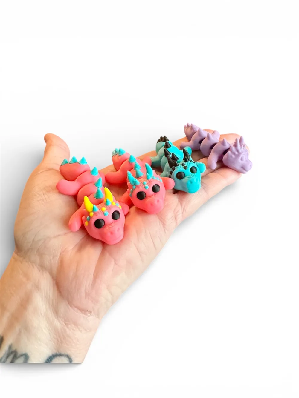 Articulated Mini Dragon- Print in place - Free 3D Print Model - MakerWorld