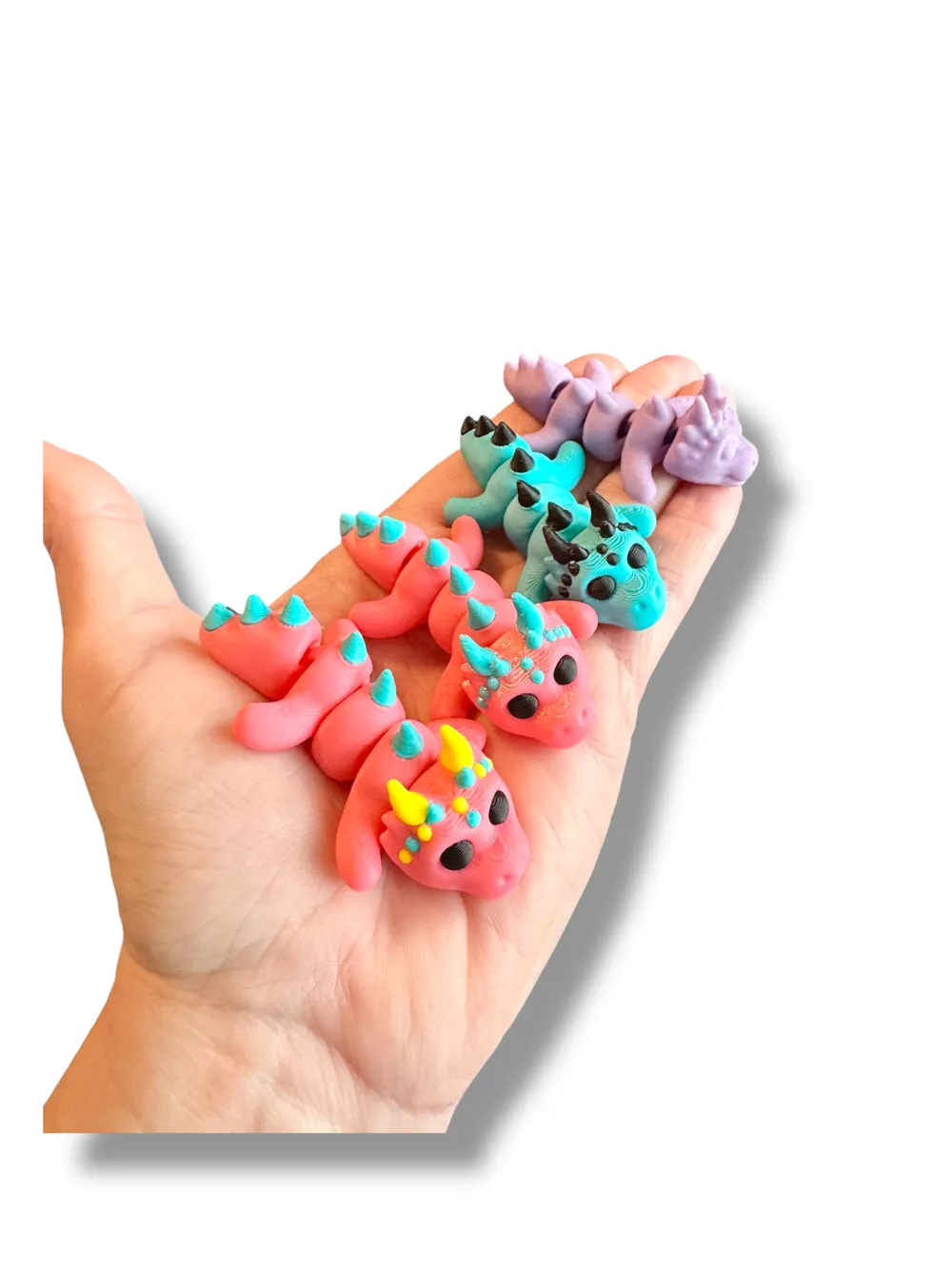 Articulated Mini Dragon- Print in place - Free 3D Print Model - MakerWorld