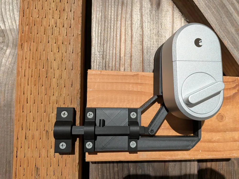 Fence Smart Lock - August Lock 3rd Gen - Free 3D Print Model - MakerWorld