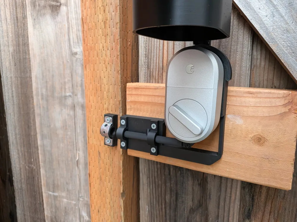 Fence Smart Lock - August Lock 3rd Gen - Free 3D Print Model - MakerWorld