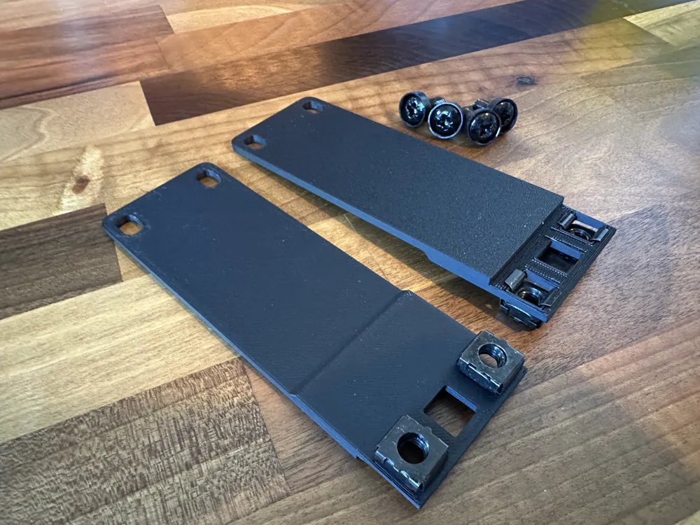 10 Inch to 19 Inch Network Server Rack Adapter - Free 3D Print Model ...