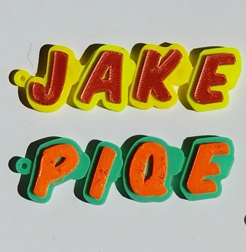 Letters (flexible and fix) chain - brick - names by FADY - MakerWorld