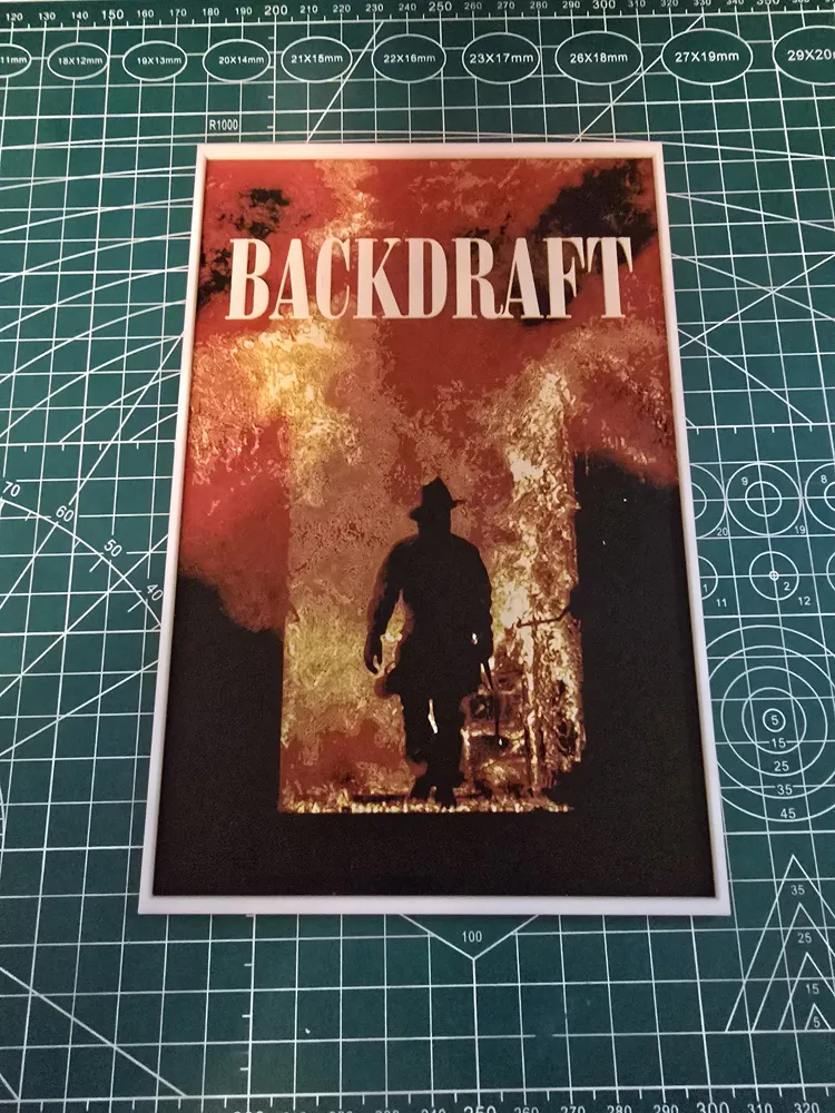 Backdraft Movie Poster - Hueforge Art by Lumpy3D MakerWorld: Download ...