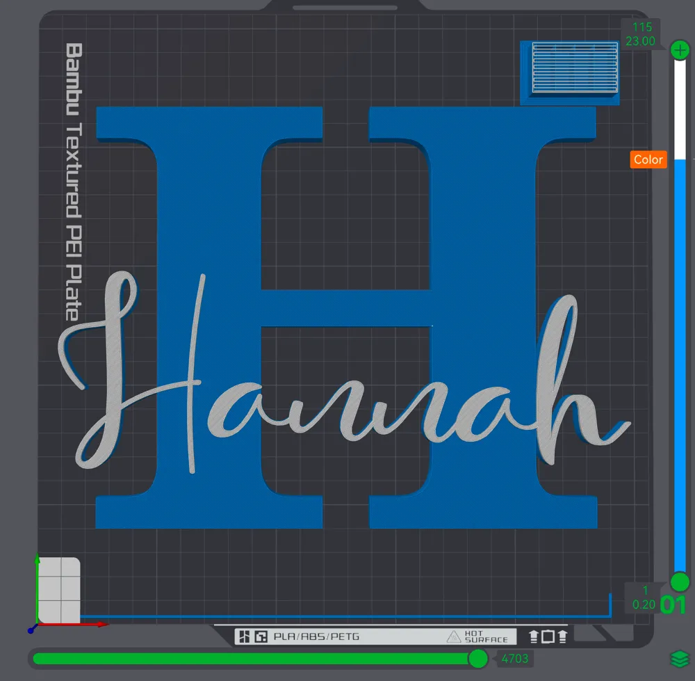 HANNAH name ornament initial nameplate inscription by meetoo333 ...