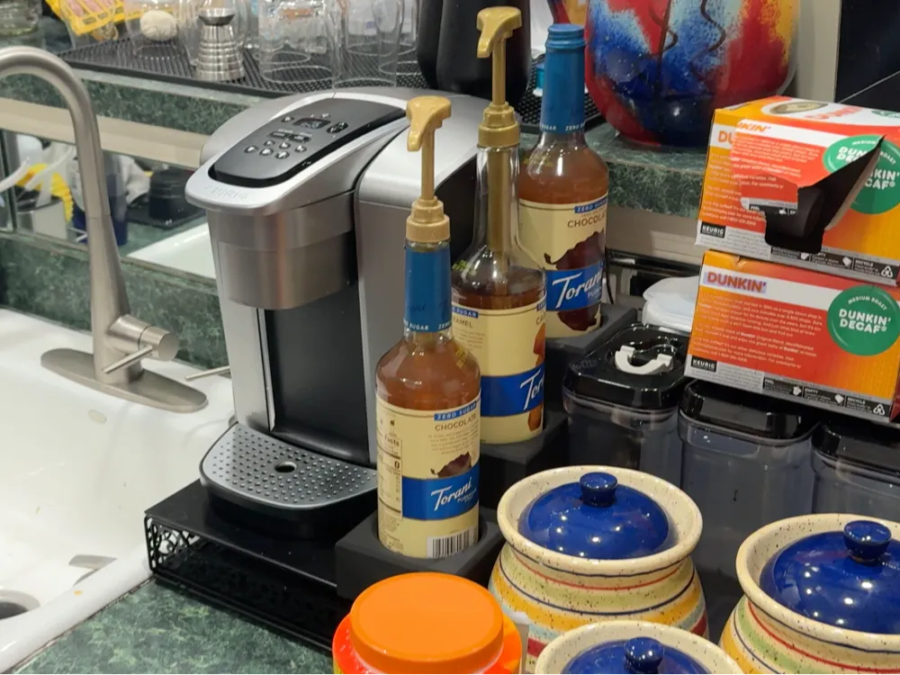 3 Bottle Coffee Syrup Holder - Free 3D Print Model - MakerWorld