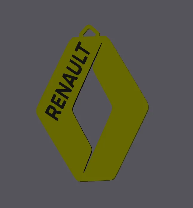 Renault keychain by BossX1000 - MakerWorld