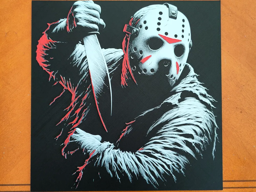 Jason Voorhees - Friday the 13th - Hueforge by Sarge MakerWorld ...