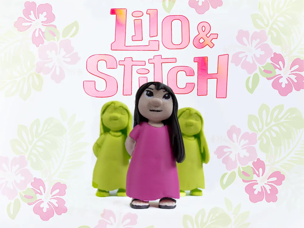 Cute Lilo (Lilo & Stitch) - Free 3D Print Model - MakerWorld
