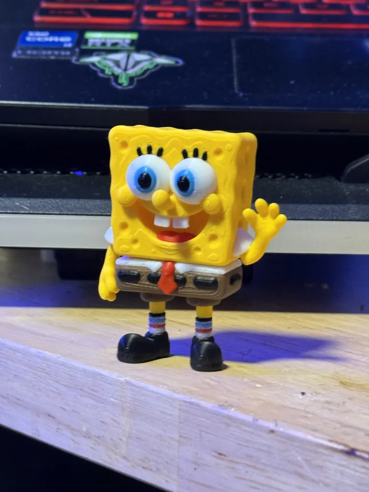 SPONGEBOB SQUAREPANTS - FLEXI MINI - Free 3D Print Model - MakerWorld