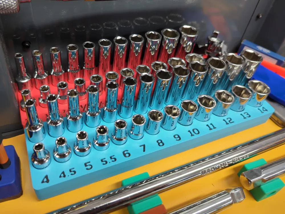 Quinn 1/4" Master Socket Set - SIMPLE - Free 3D Print Model - MakerWorld