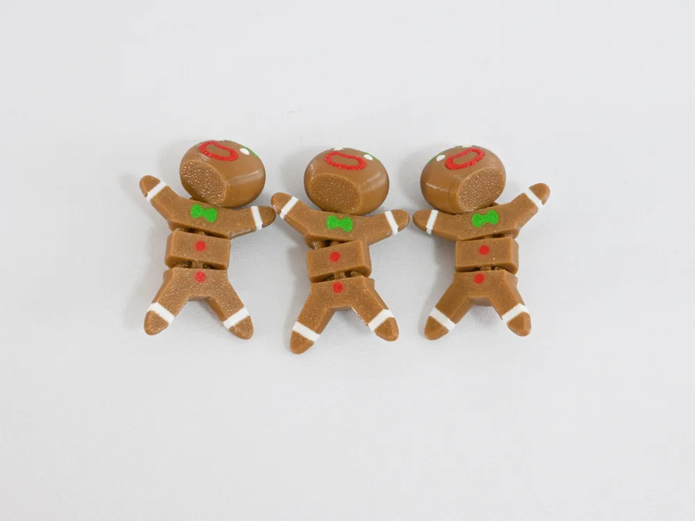 Articulated Christmas Collection – Gingerbread Man - Free 3D Print ...