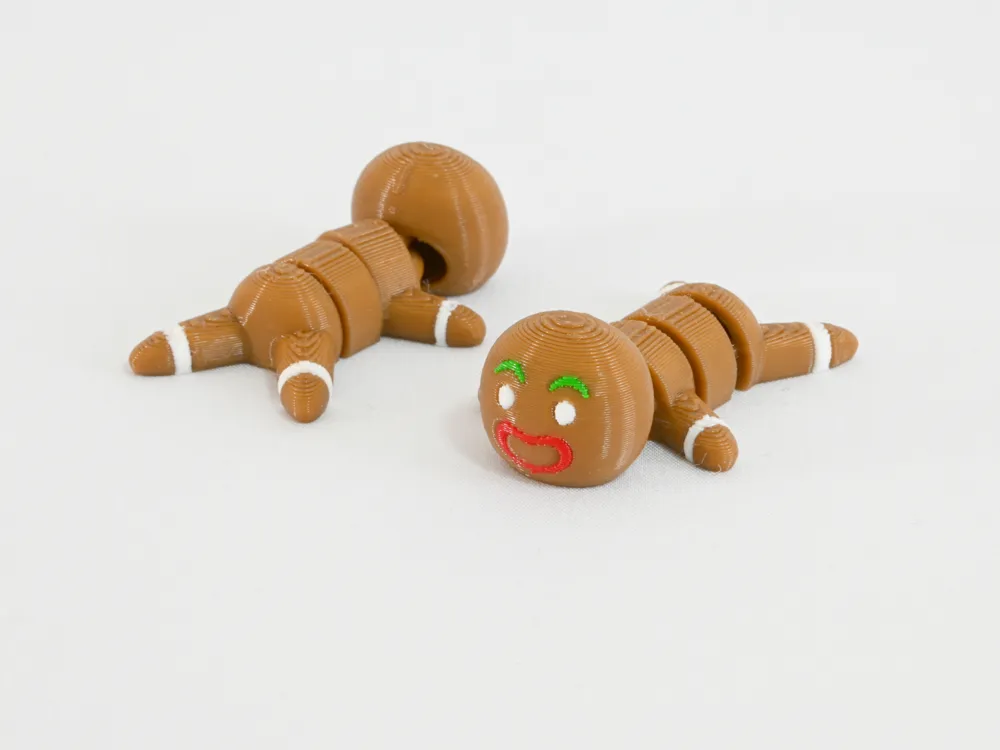 Articulated Christmas Collection – Gingerbread Man - Free 3D Print ...