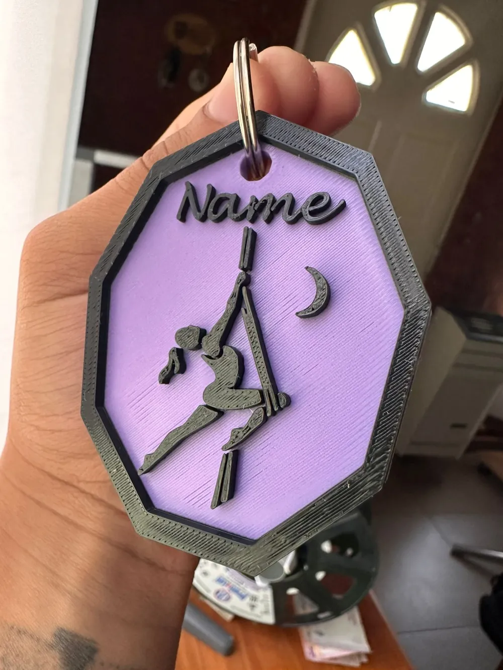 Llavero de acrobacia aerea / Aerial stunt keychain - Free 3D Print ...