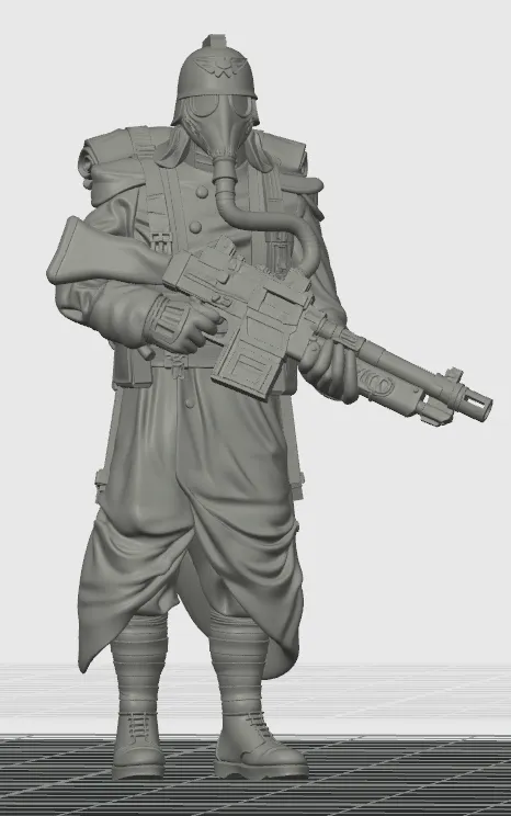Death Korps of Krieg- W40K Krieg Infantry Squad - Free 3D Print Model ...