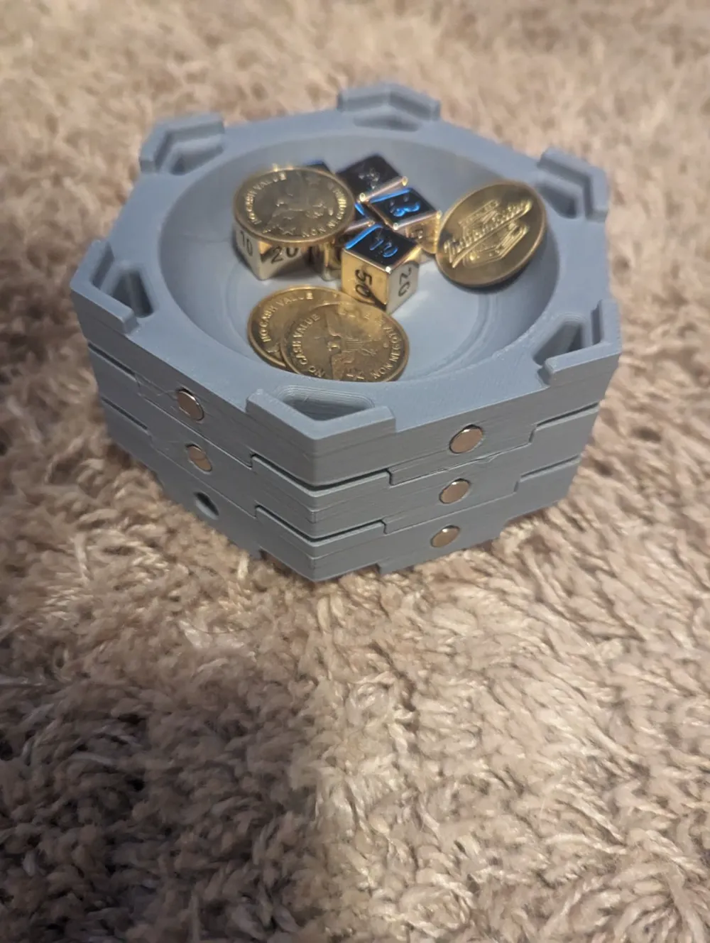 Hex Cup - Table Top Gaming Organizer by WillPrintsThings - MakerWorld