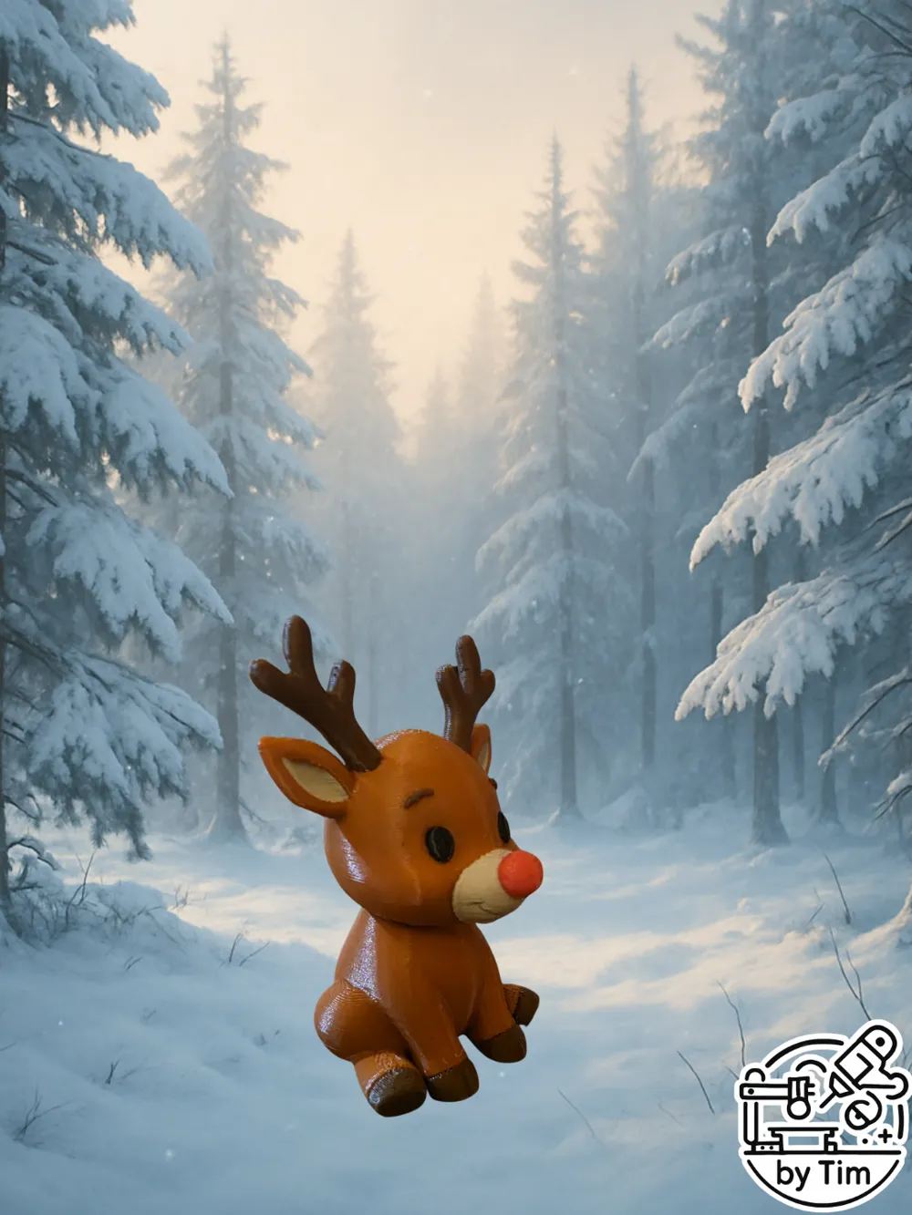 Rudolph the red nosed reindeer - Free 3D Print Model - MakerWorld