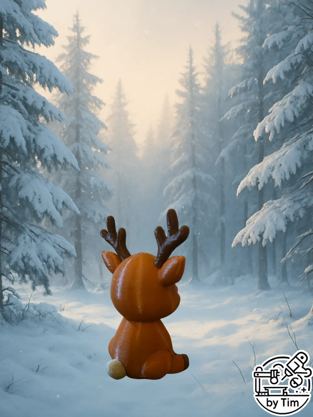 Rudolph the red nosed reindeer - Free 3D Print Model - MakerWorld