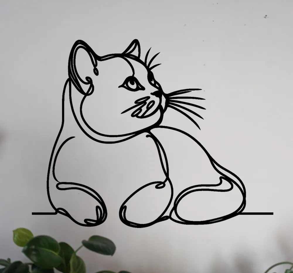 Cat - Wall Art by ToysByThomas - MakerWorld
